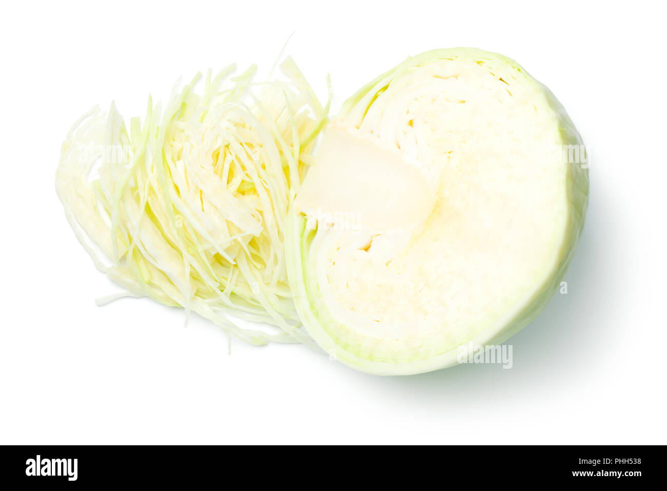 Top view cabbage on Cut Out Stock Images & Pictures - Alamy