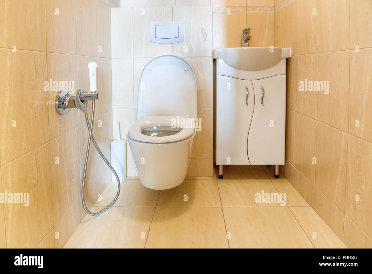 Toilet bathroom interior Stock Photo - Alamy