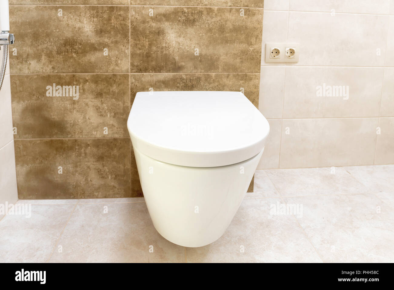 Close up of toilet bathroom interior Stock Photo - Alamy