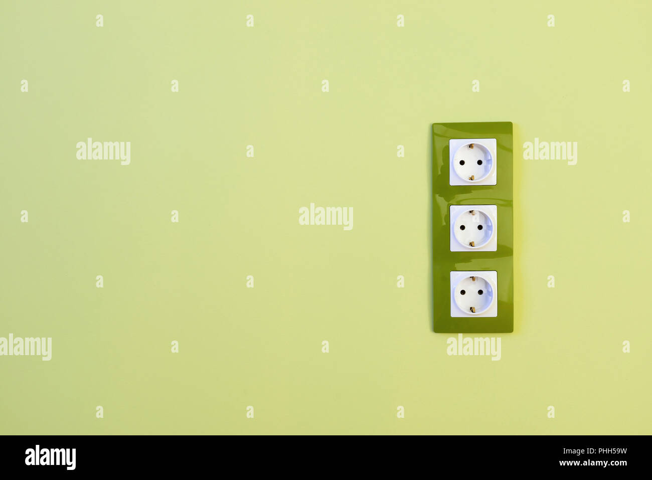 Wall european sockets hi-res stock photography and images - Alamy
