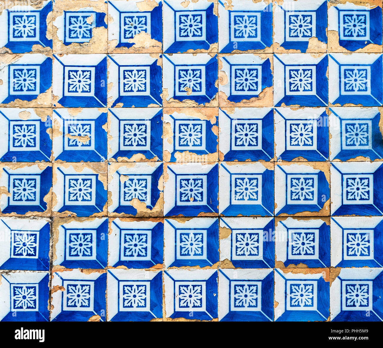 Vintage azulejos, traditional Portuguese tiles Stock Photo - Alamy
