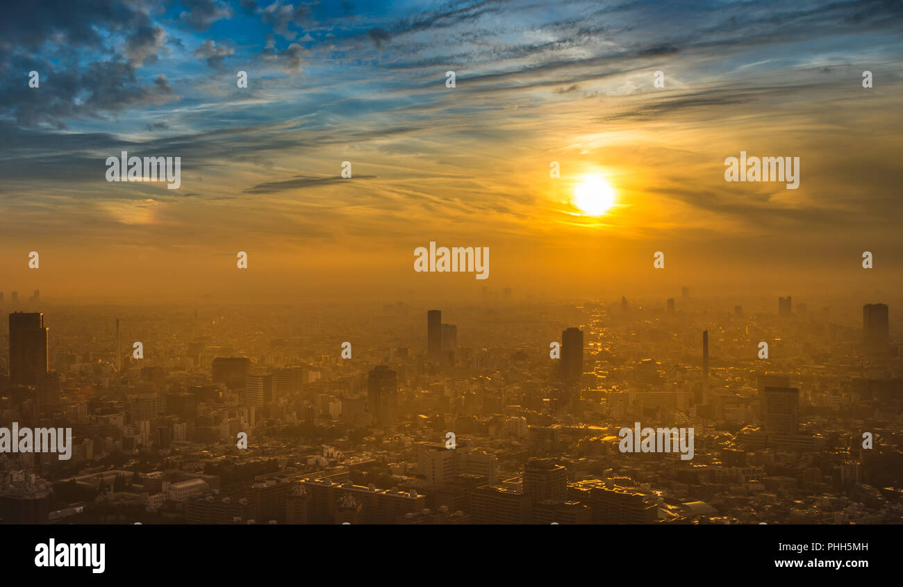 Tokyo sunset hi-res stock photography and images - Alamy