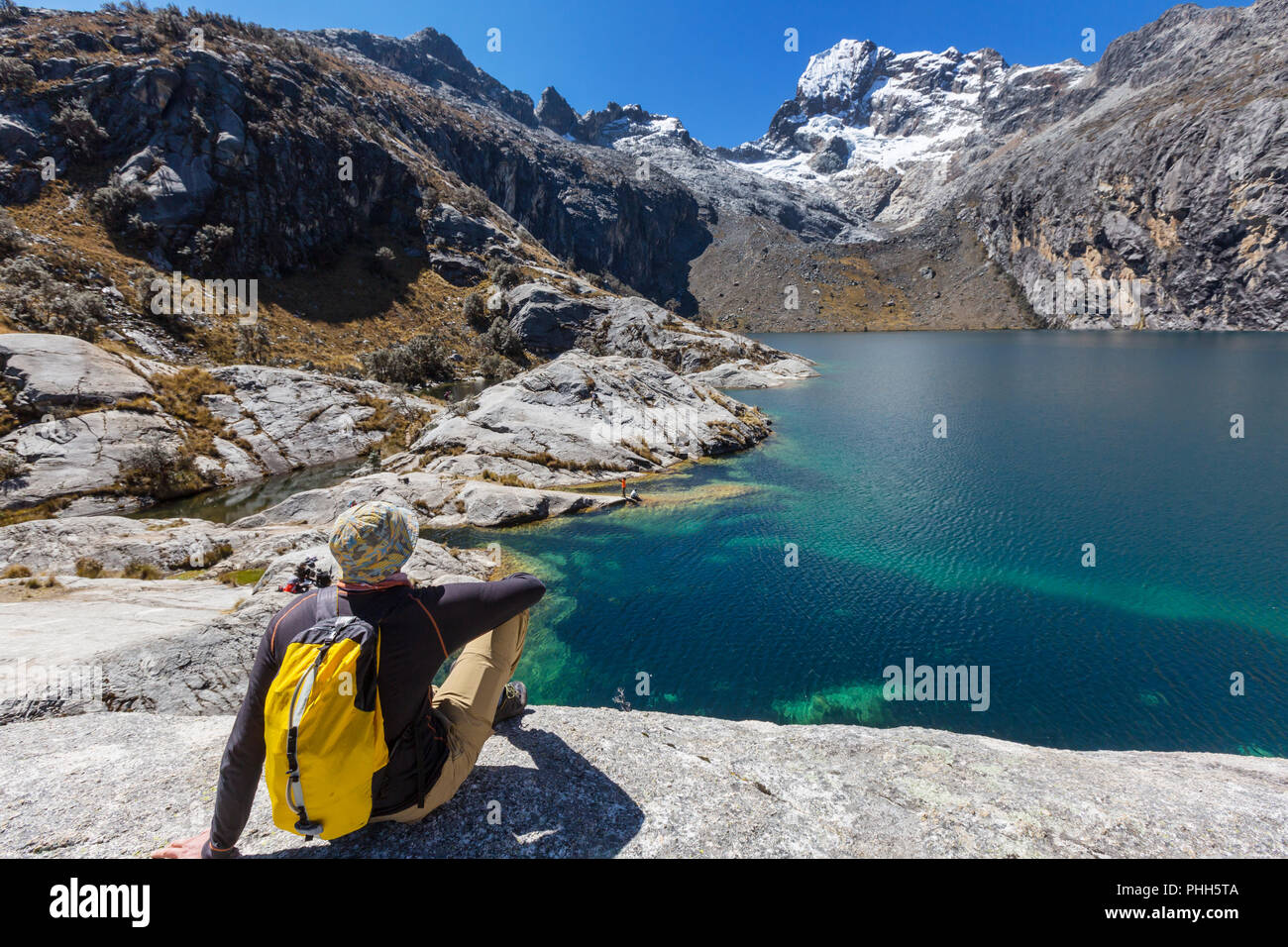 Hike in Peru Stock Photo - Alamy