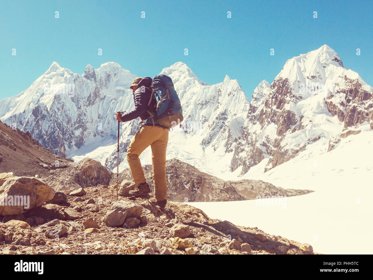 Hike in Peru Stock Photo - Alamy