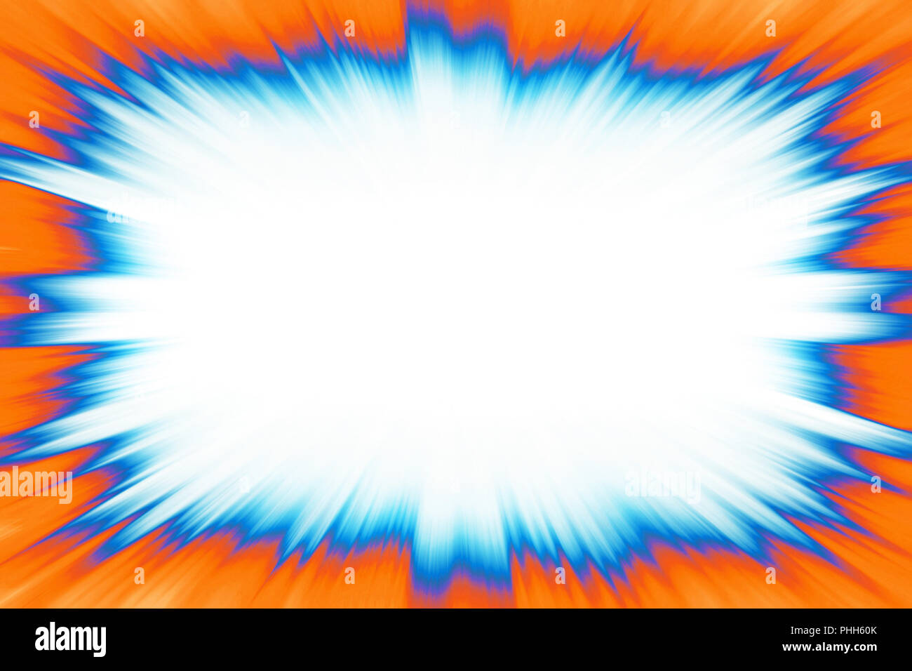 Colourful starburst explosion border Stock Photo - Alamy