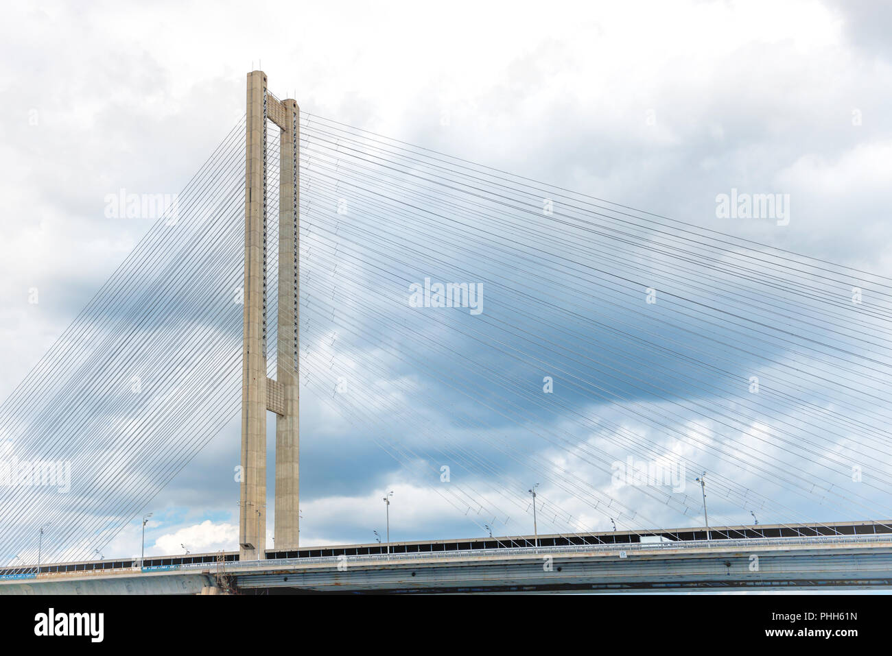 Cable truss bridge hi-res stock photography and images - Alamy