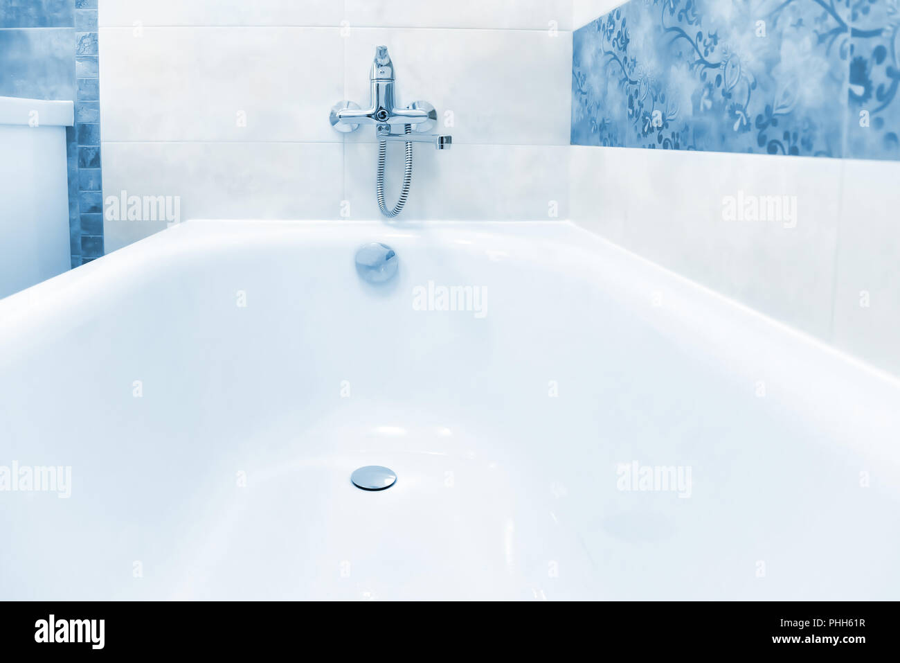 Wall blue tub hi-res stock photography and images - Alamy