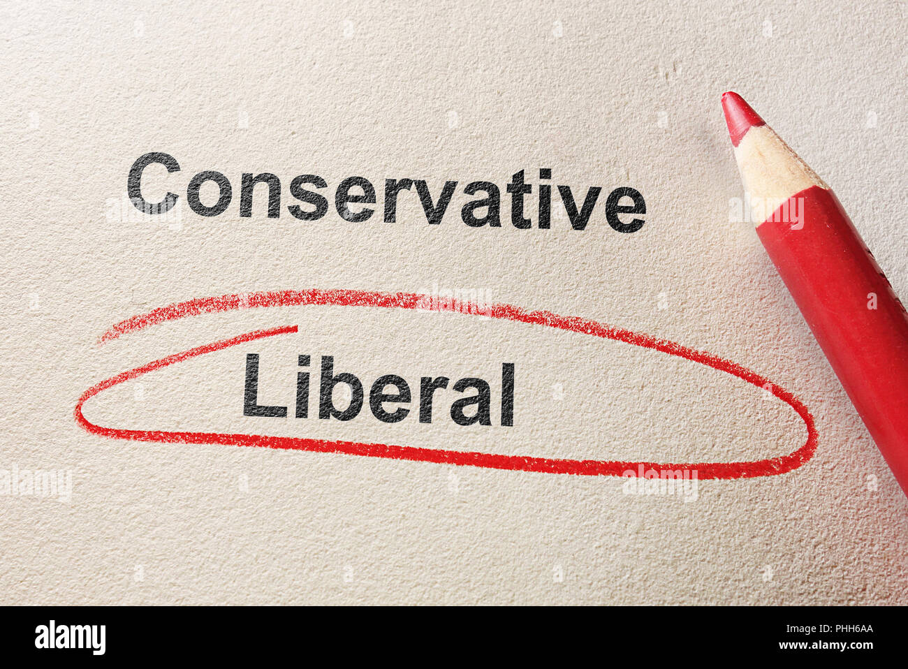 Liberal red circle Stock Photo - Alamy