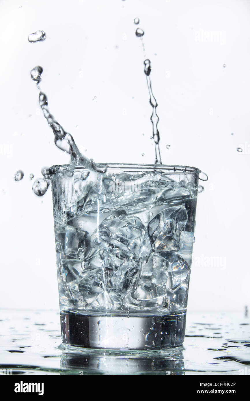 Water And Ice Stock Photo - Alamy