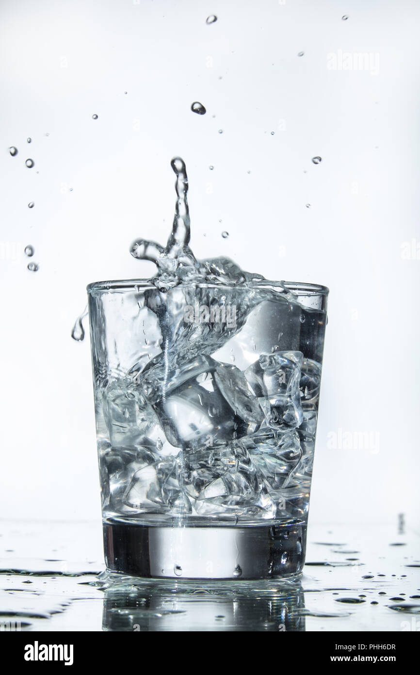 Water And Ice Stock Photo - Alamy