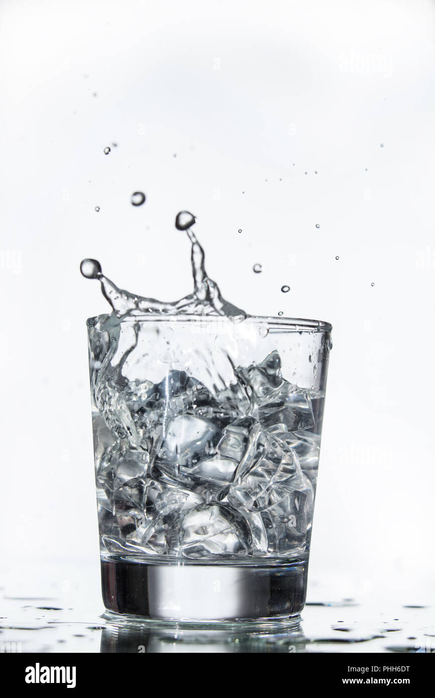 Water And Ice Stock Photo - Alamy