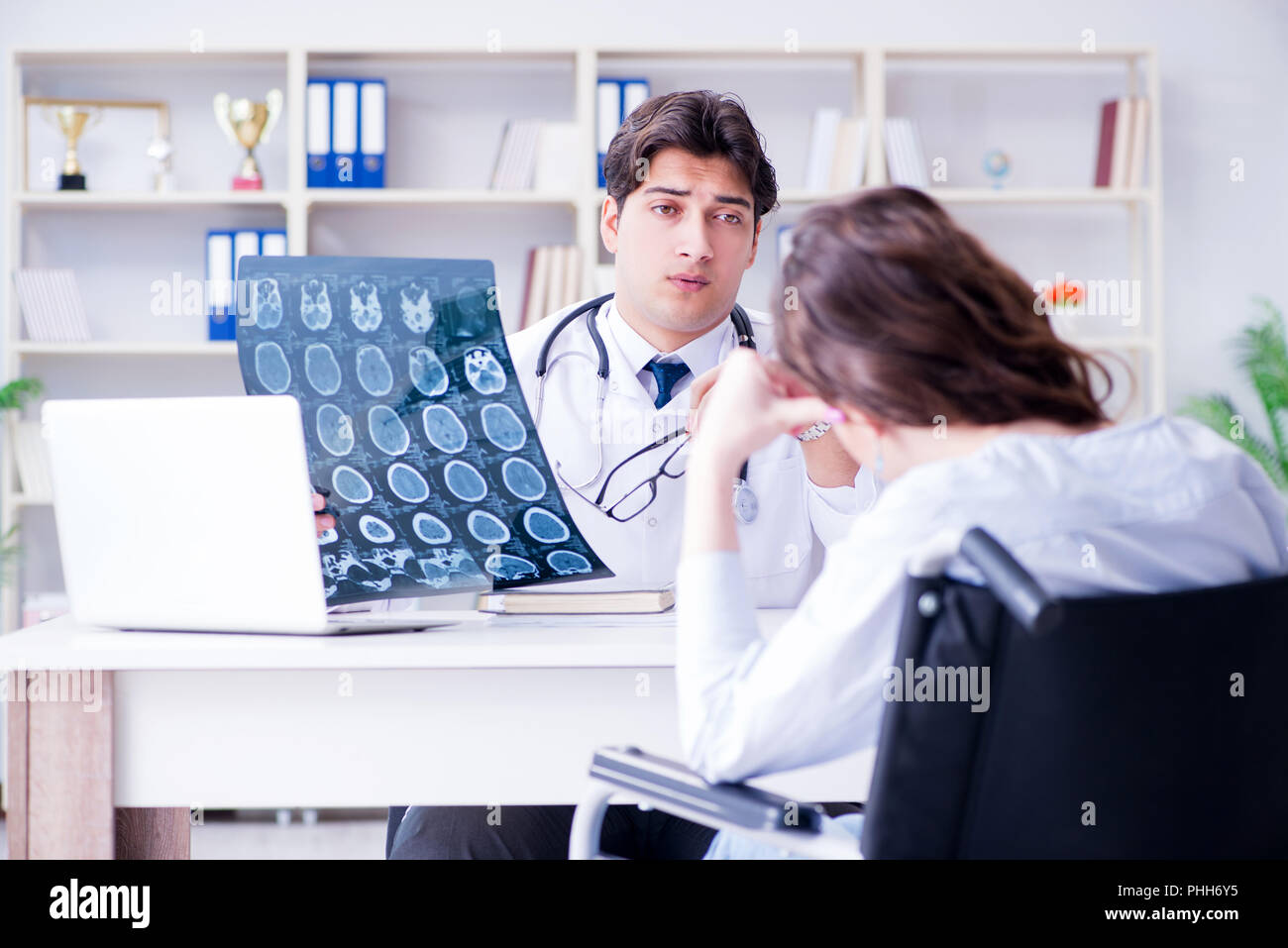 Doctor feeling pessimistic about x-ray image of patient Stock Photo - Alamy