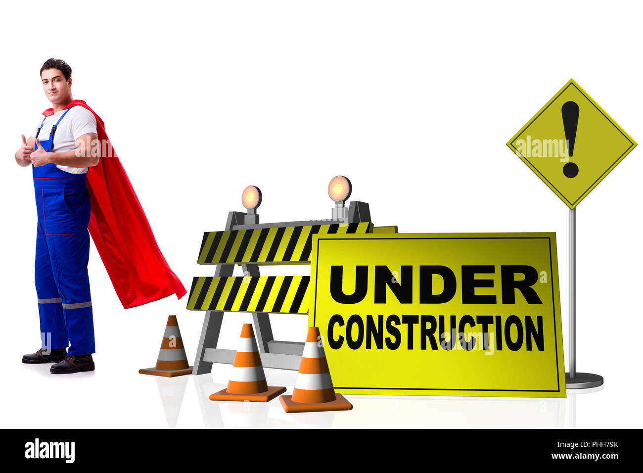 Concept of under construction for your webpage Stock Photo - Alamy