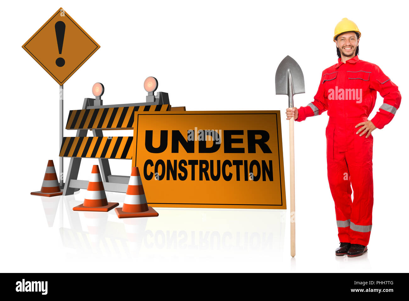 Concept of under construction for your webpage Stock Photo - Alamy