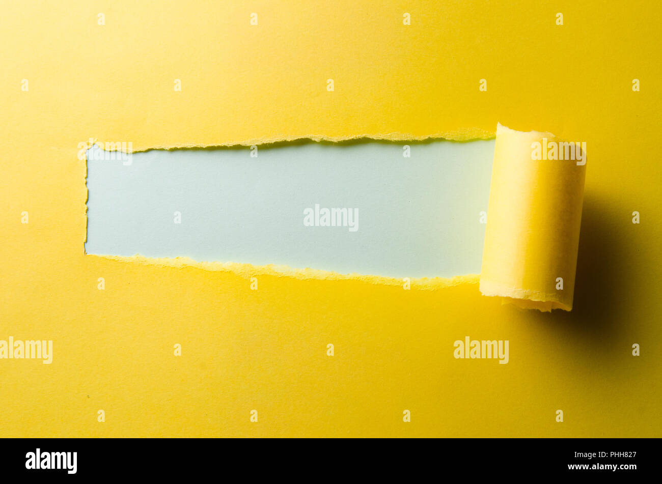 Torn paper with blank space for your message Stock Photo - Alamy