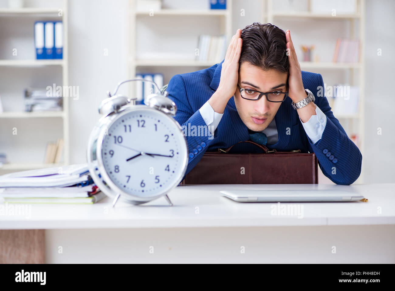Bad time management sad hi-res stock photography and images - Alamy