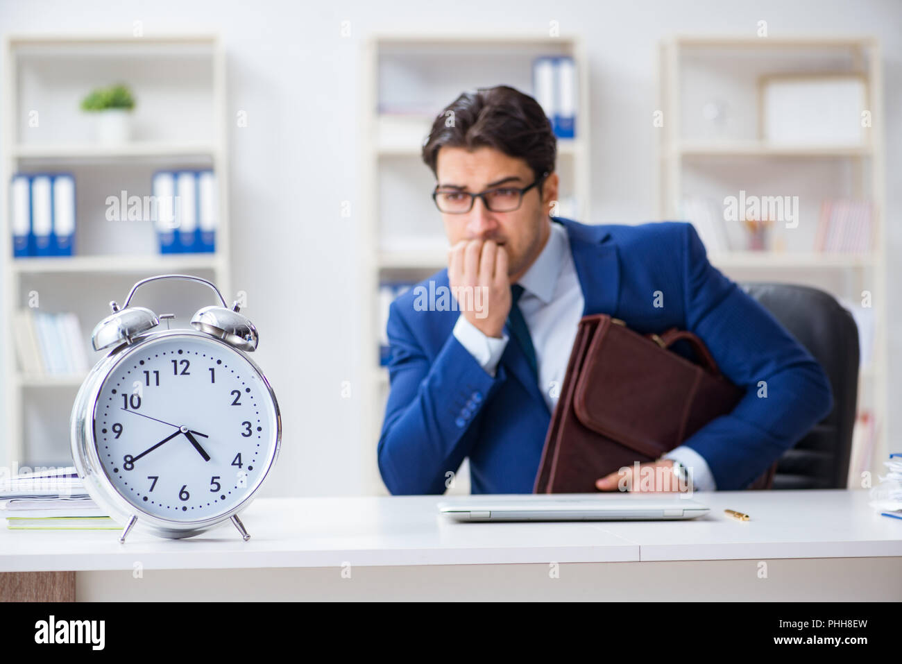 Bad time management sad hi-res stock photography and images - Alamy