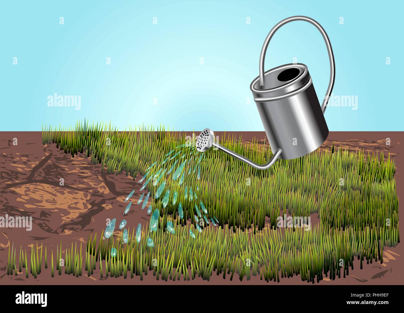 Land irrigation Stock Vector Images - Alamy