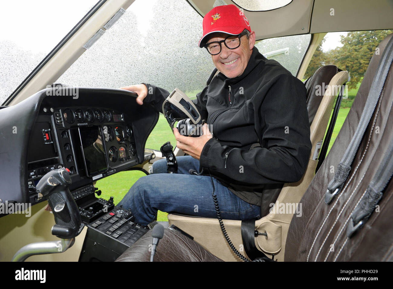 01.09.2018, Bavaria, Tutzing: Michael Roll, actor and pilot, smiles in ...