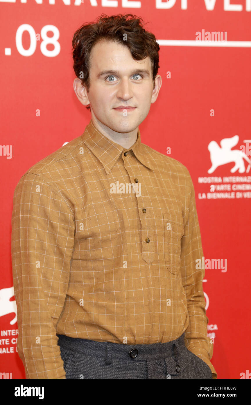 Venice, Italy. 31st Aug, 2018. Harry Melling during the 'The Ballad of ...