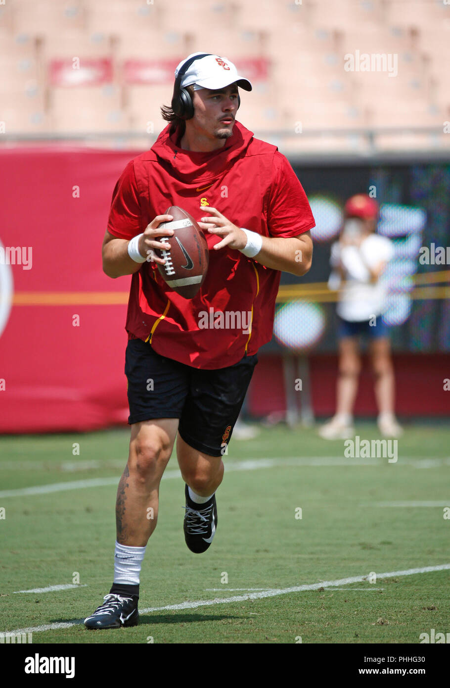 September 01, 2018 USC Trojans quarterback JT Daniels #18 in action ...