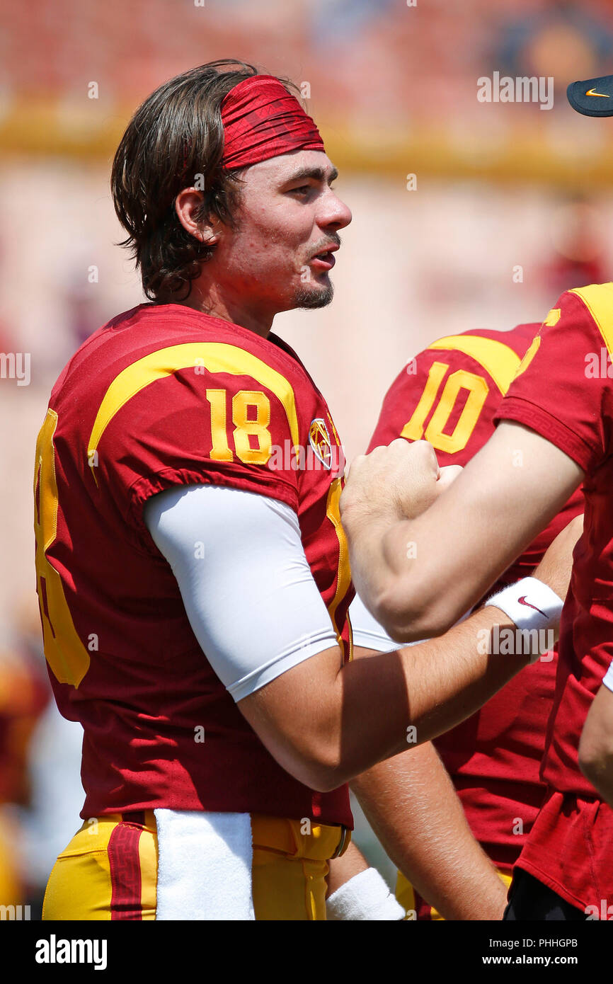 September 01, 2018 USC Trojans quarterback JT Daniels #18 in action ...