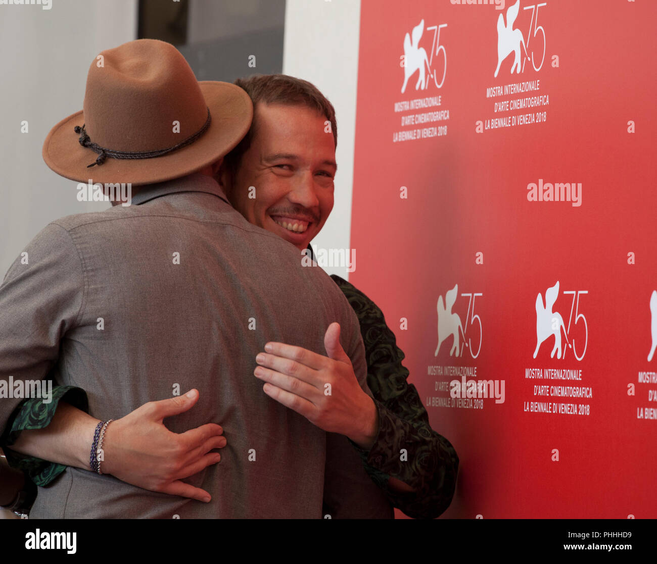 Actors Reda Kateb and Matthias Schoenaerts at the photocall for the ...