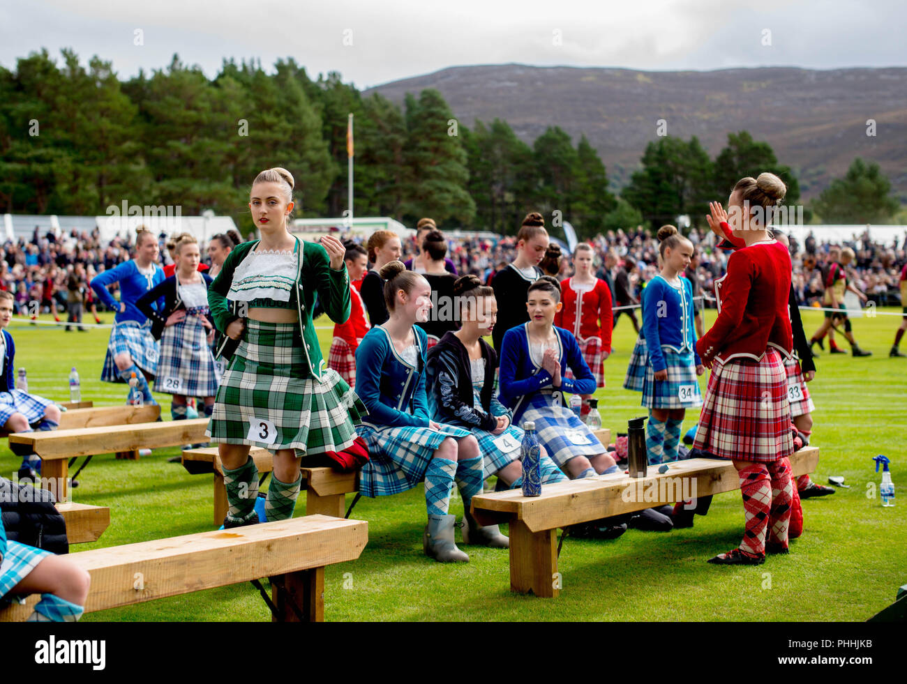 Braemar games camilla hi-res stock photography and images - Alamy