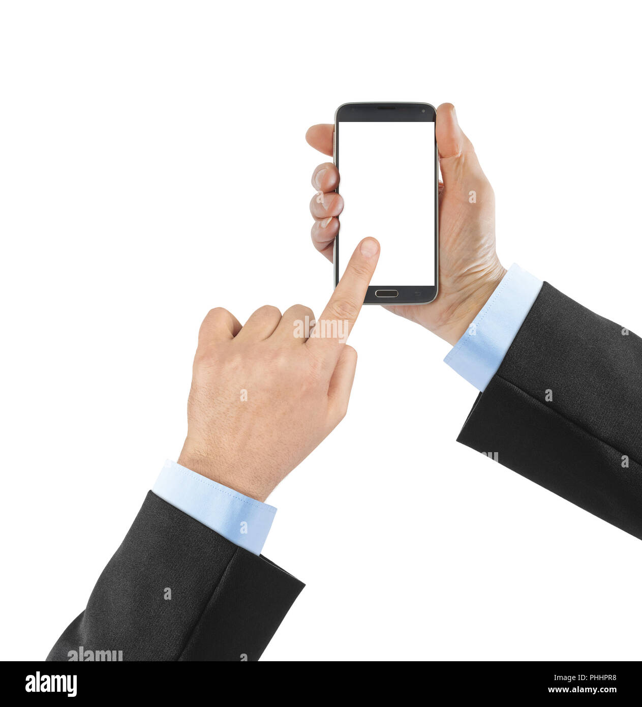 Hands with smartphone Stock Photo - Alamy