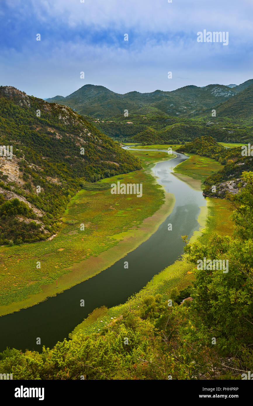 Rijeka Crnojevica River near Skadar Lake - Montenegro Stock Photo - Alamy