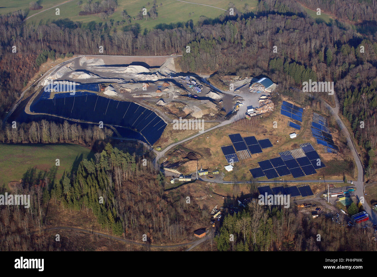 Wehr Brennet, waste deposit Lachengraben Stock Photo - Alamy