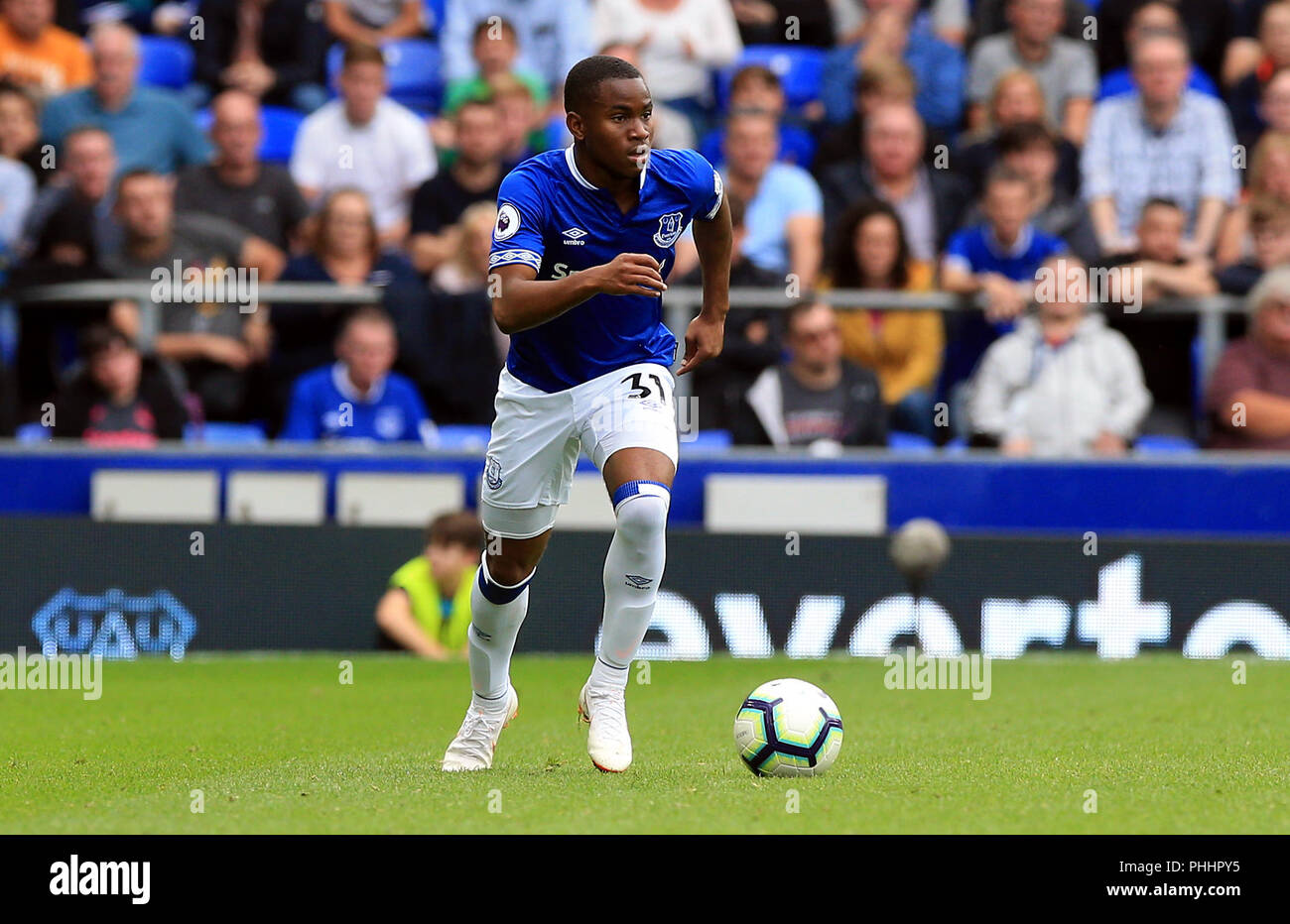 Everton's Ademola Lookman Stock Photo - Alamy