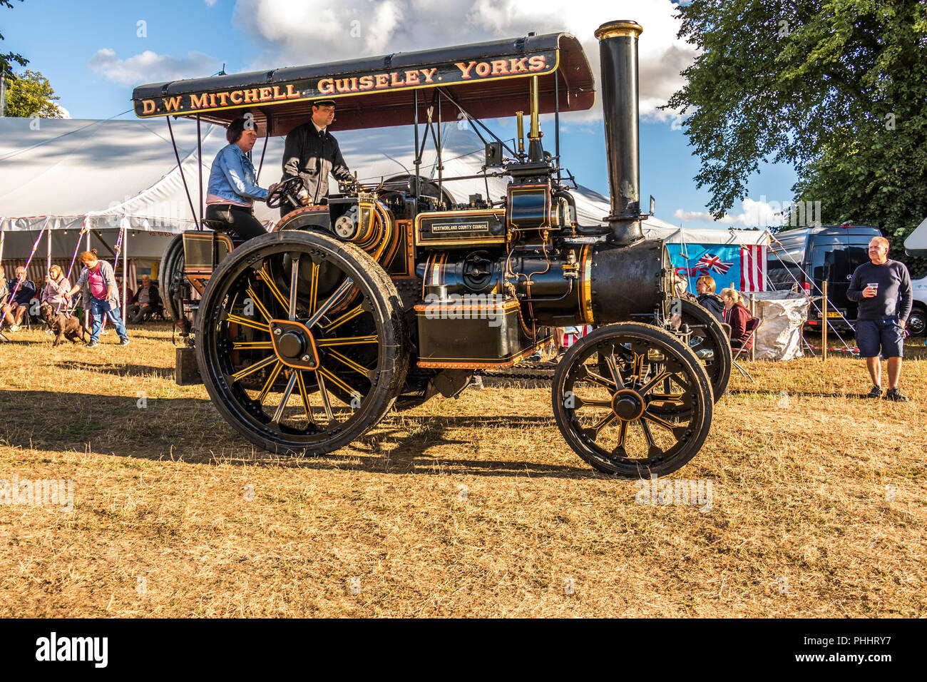 Traction engine rally at Astle Park Chelford Cheshire United Kingdom ...