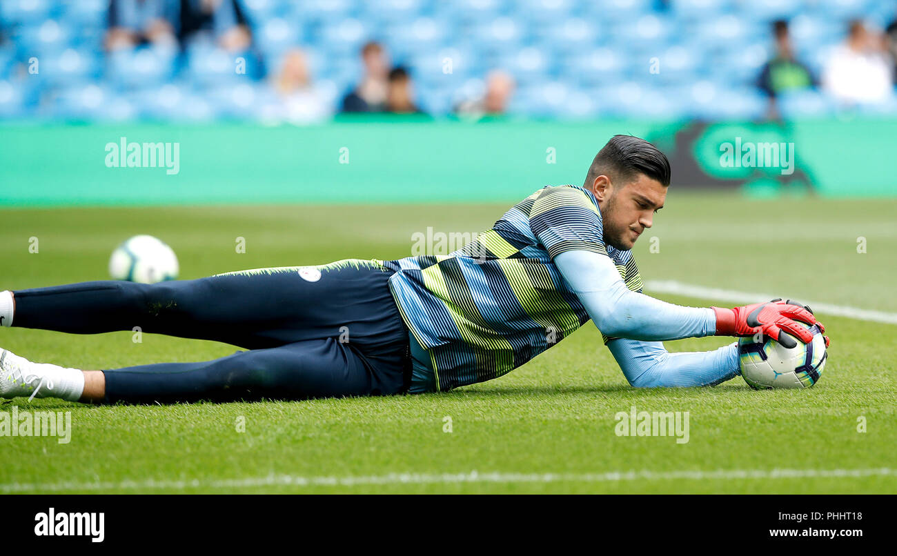 Manchester citys goalkeeper arijanet muric hi-res stock photography and ...