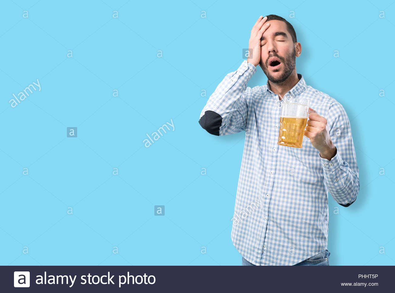 Man Drinking A Pint Of Lager High Resolution Stock Photography and ...