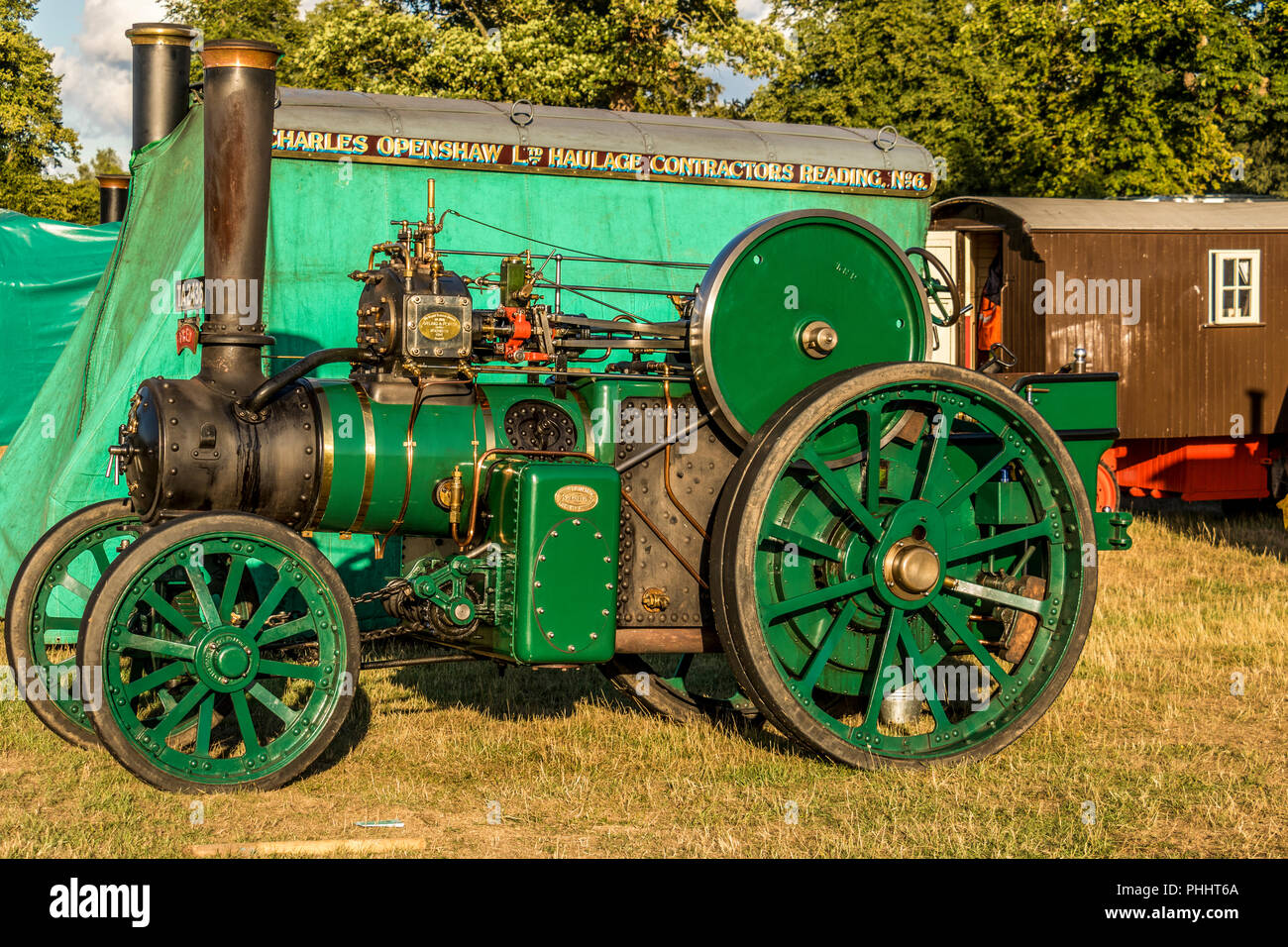 Traction engine rally at Astle Park Chelford Cheshire United Kingdom ...
