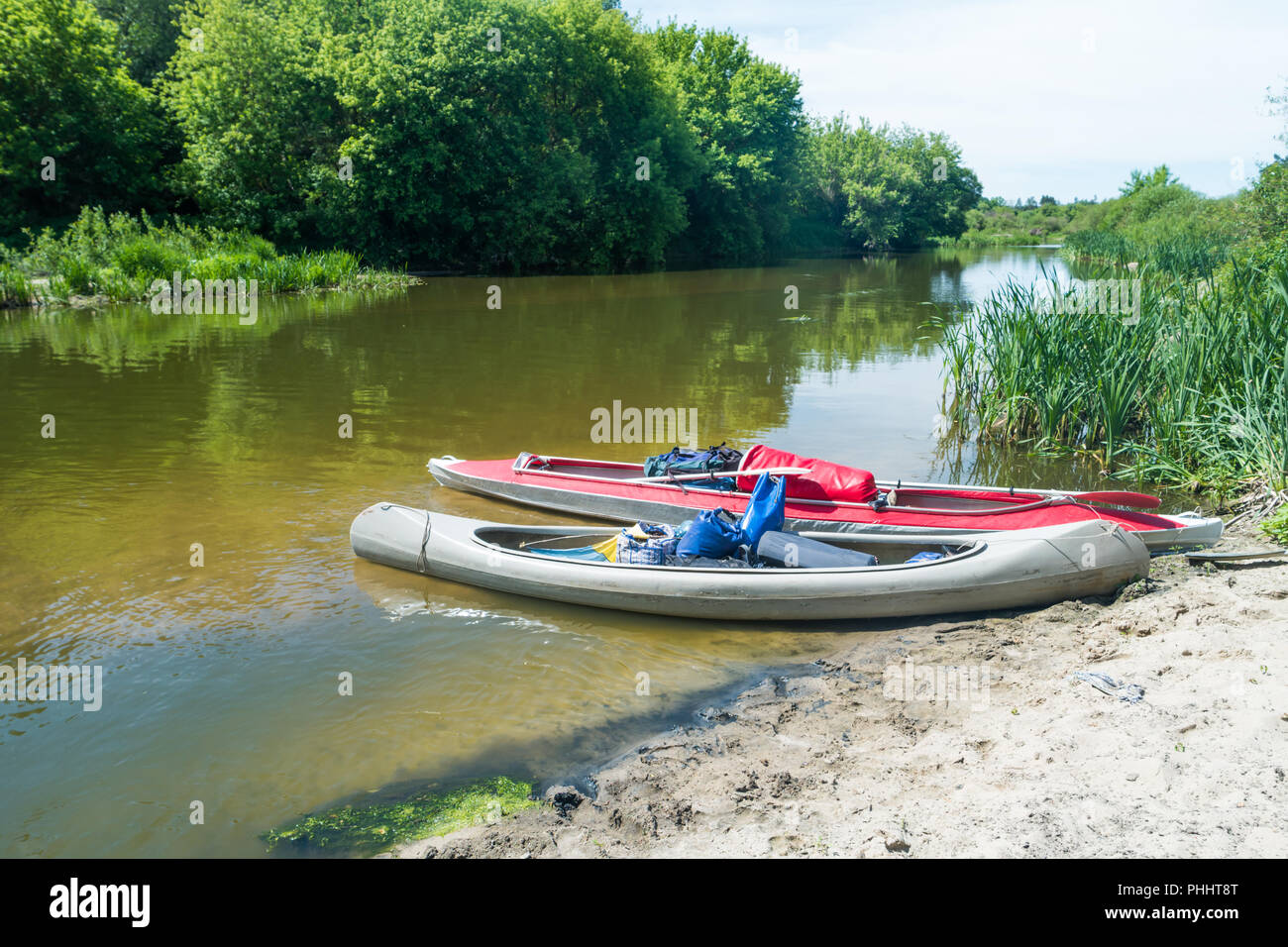 Two kayaks hi-res stock photography and images - Alamy