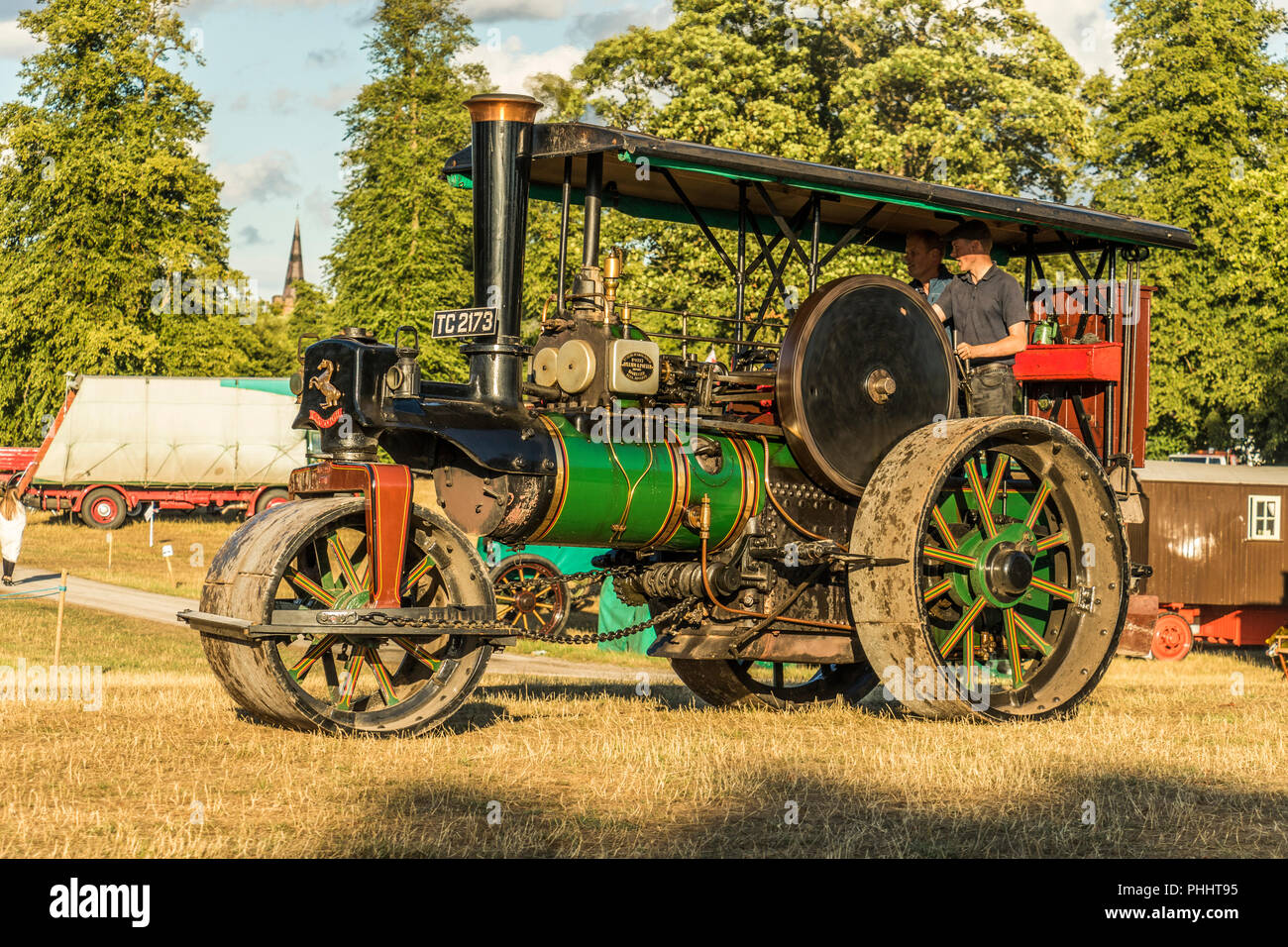Traction engine rally at Astle Park Chelford Cheshire United Kingdom ...