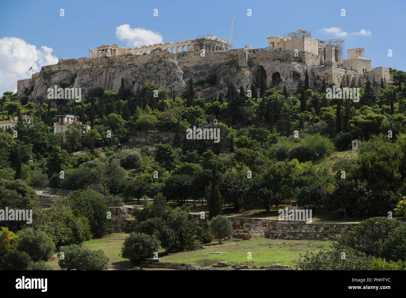 Acropolis night view hi-res stock photography and images - Alamy
