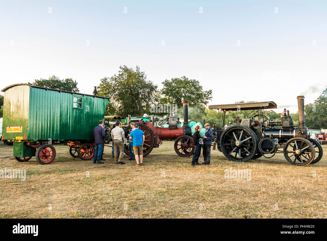 Traction engine rally at Astle Park Chelford Cheshire United Kingdom ...