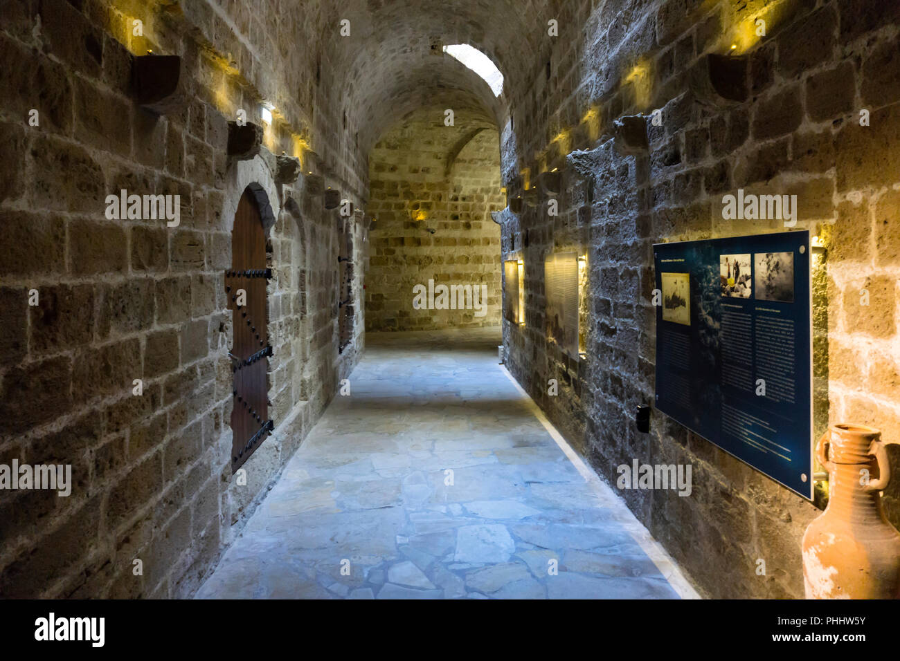 Heraklion, Crete / Greece. Interior view of the Venetian fortress ...
