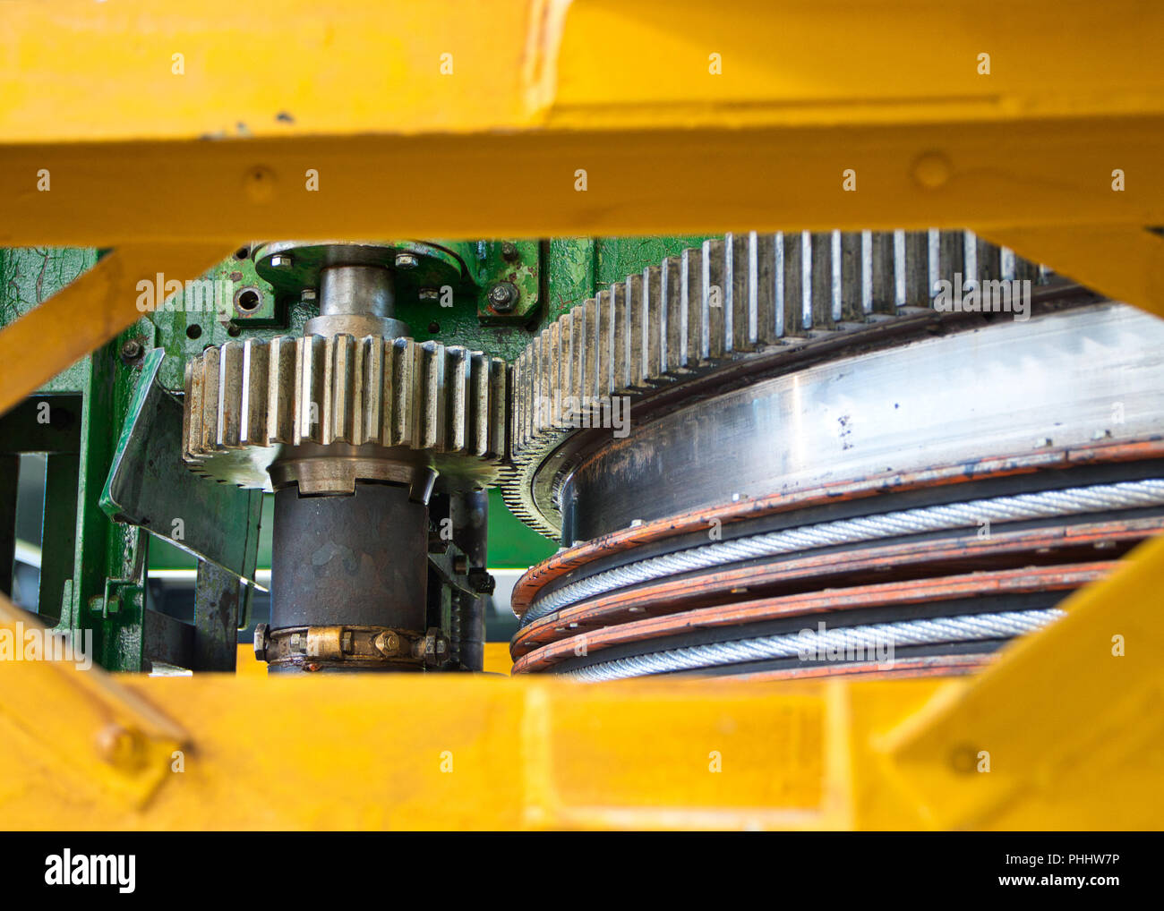 Vintage toothed wheel Stock Photo - Alamy