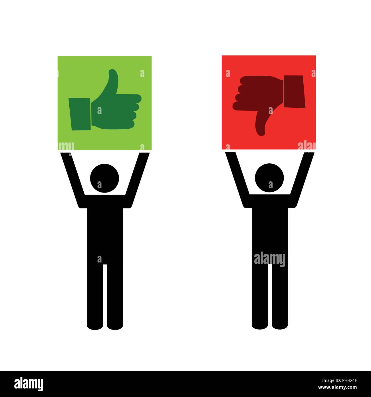 Positive feedback vector illustration Stock Vector Images - Alamy