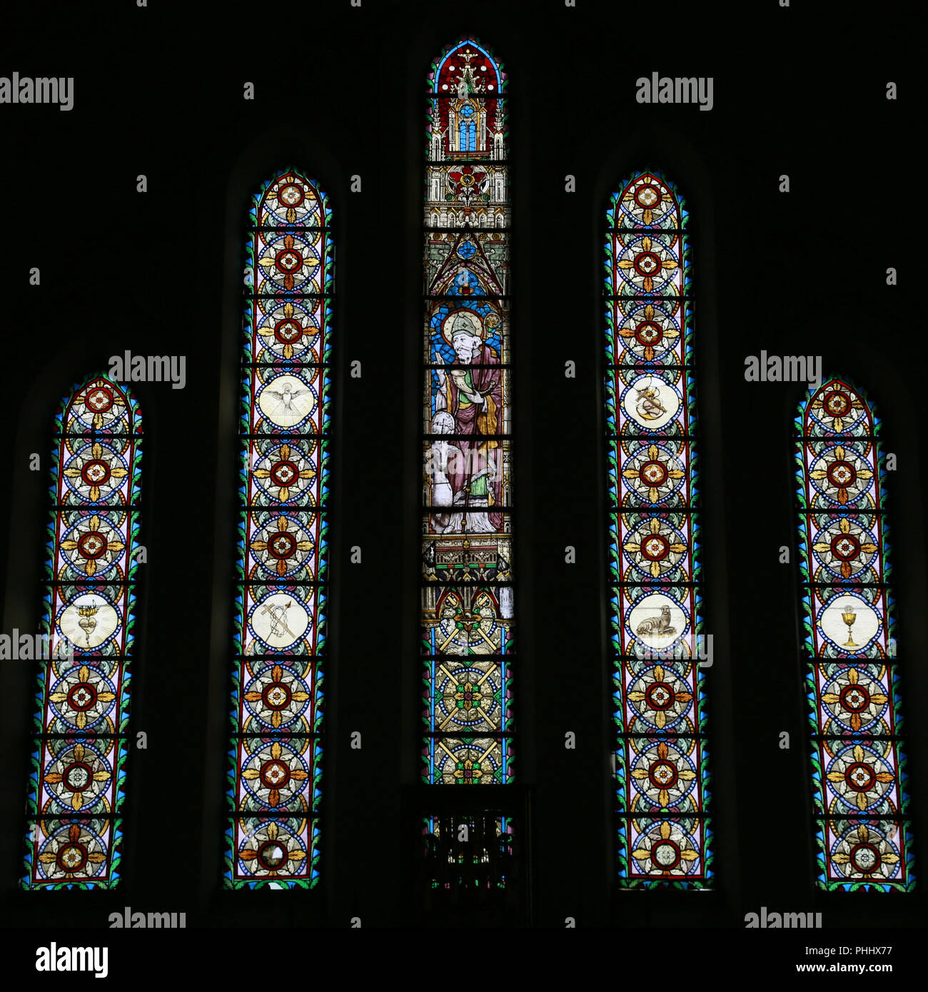 church St Hubert Gemmenich Stock Photo - Alamy