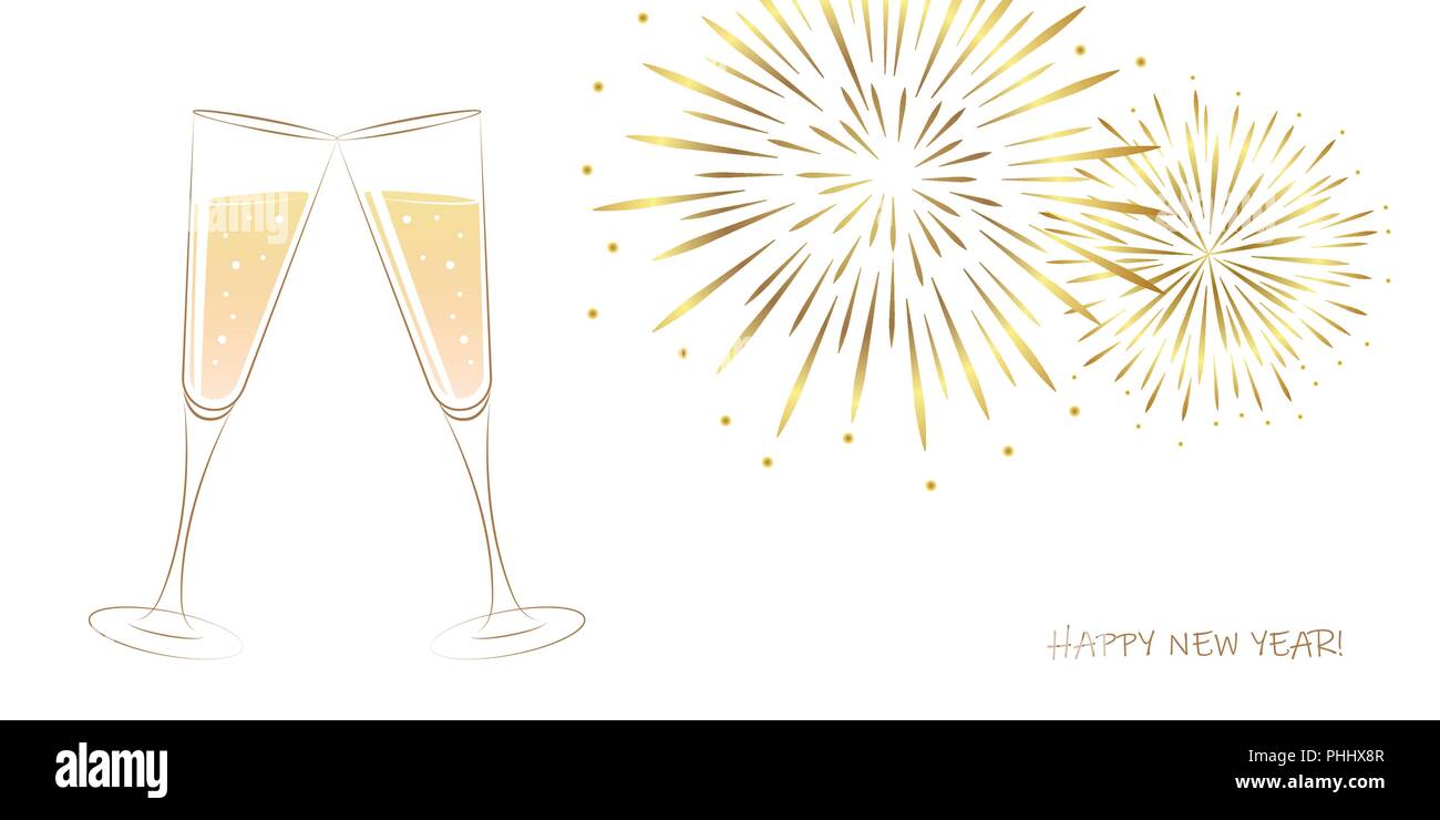Champagne New Years Clip Art