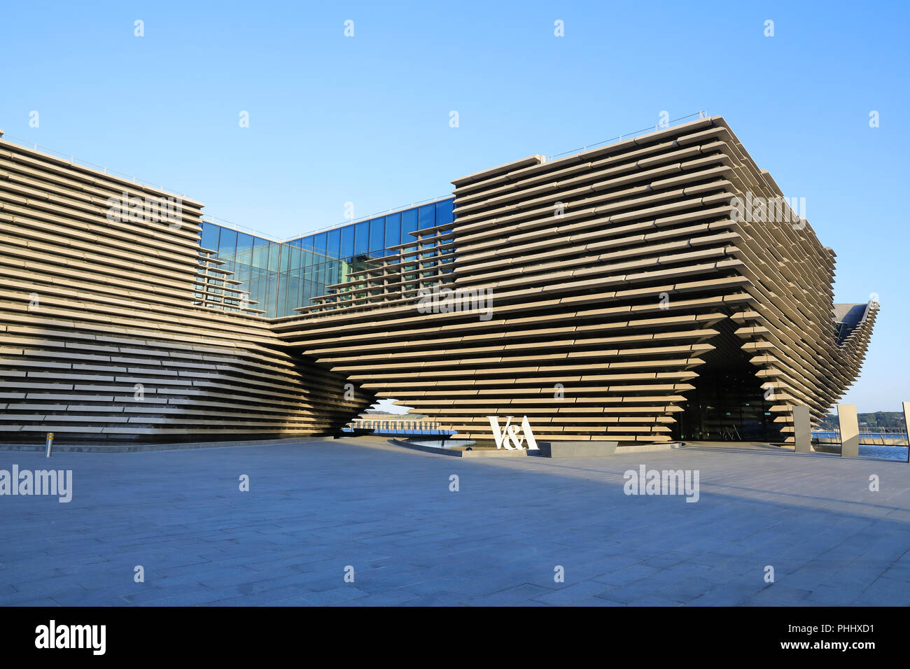 Kengo Kuma's new V&A Dundee, on the Riverside Esplanade as part of the ...