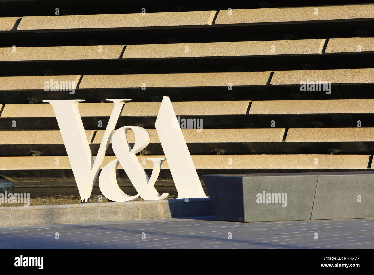 Kengo Kuma's new V&A Dundee, on the Riverside Esplanade as part of the ...