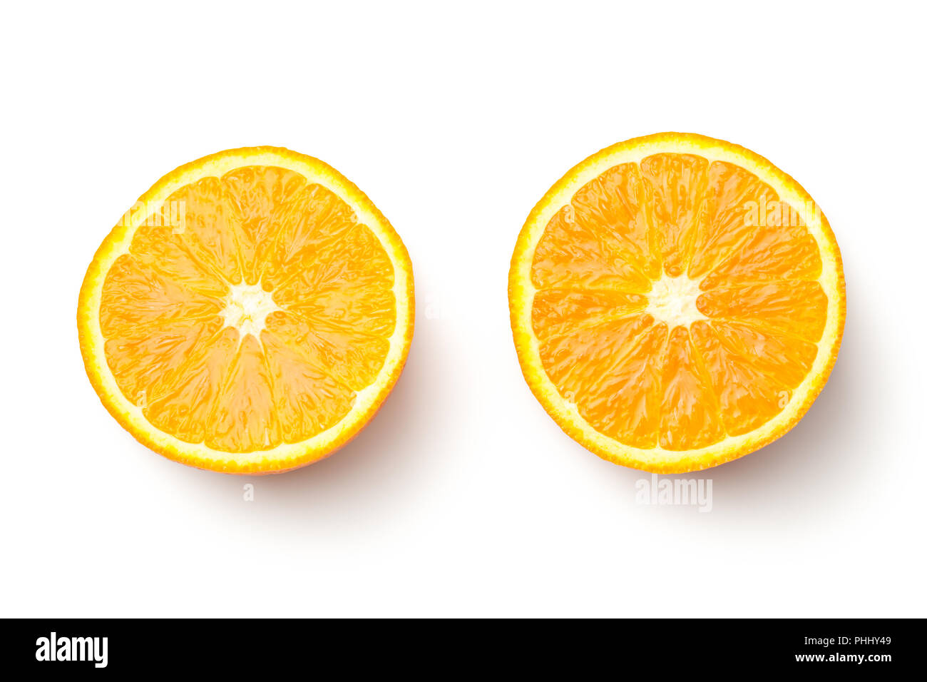 Orange Isolated on White Background Stock Photo - Alamy