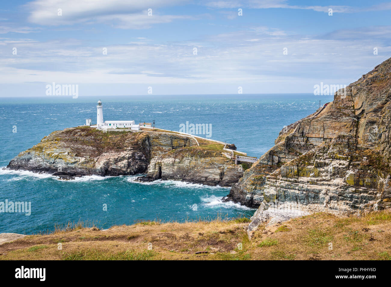 South Stack lighthouse on Anglesey, Wales, UK Stock Photo - Alamy