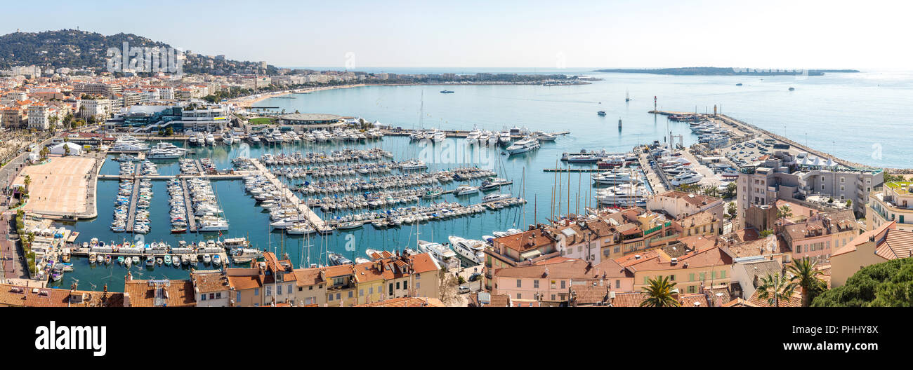 aerial view of Cannes France Stock Photo - Alamy